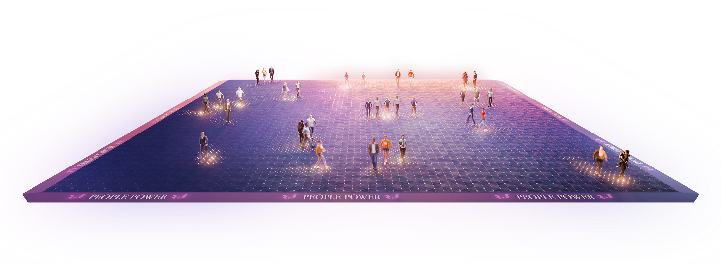 Pavegen Walk to Light